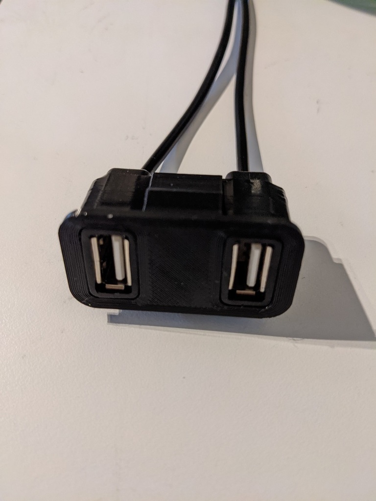 Honda Civic Dual USB Plate by LiveFromNewYawk | Download free STL model ...