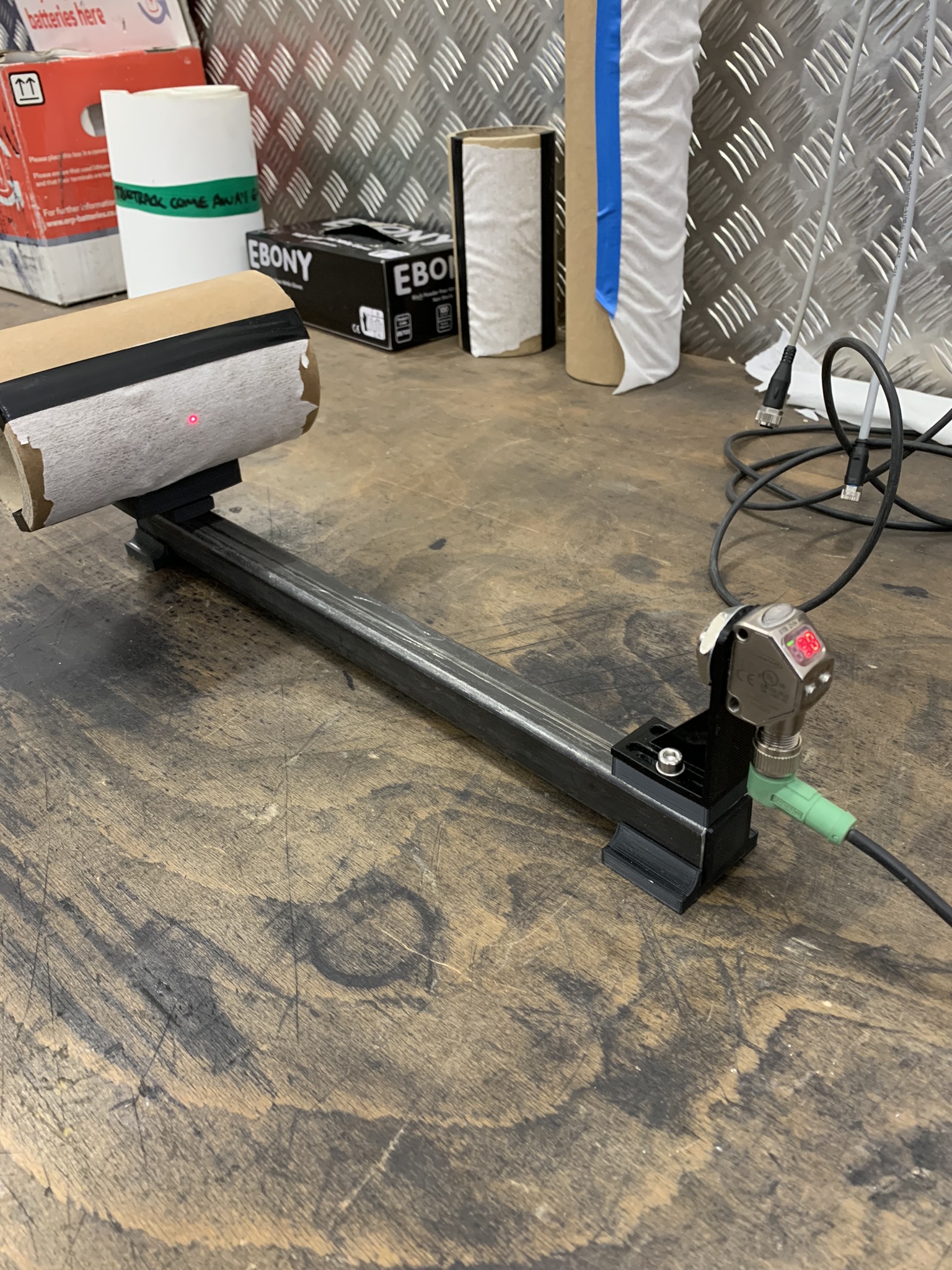 G1 Reels laser contrast sensor setup jig by NPI_3dprint | Download free ...