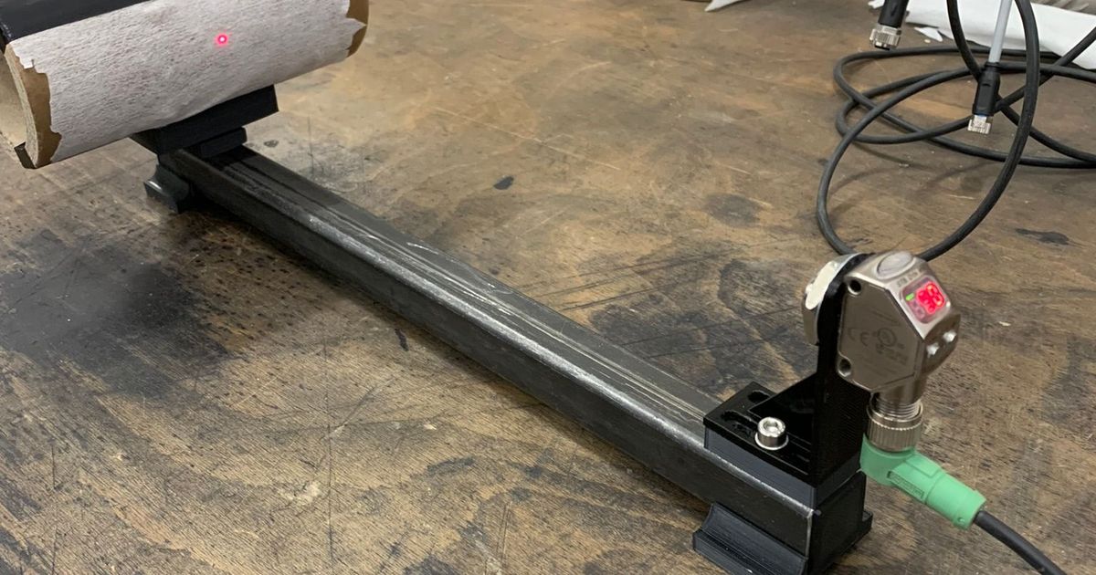 G1 Reels laser contrast sensor setup jig by NPI_3dprint | Download free ...