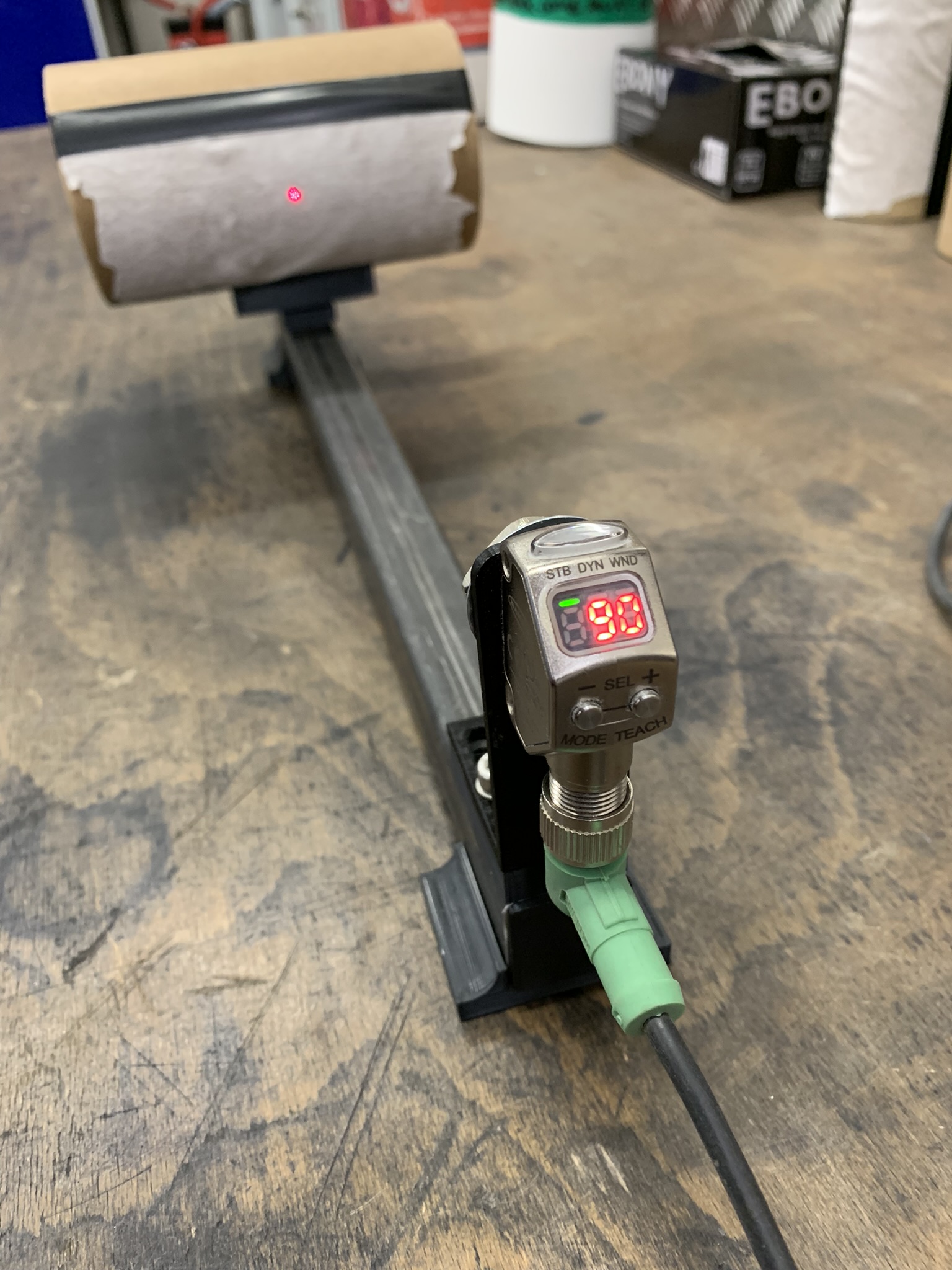 G1 Reels laser contrast sensor setup jig by NPI_3dprint | Download free ...