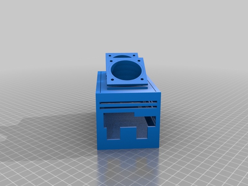 Ramps 1.4, Arduino MEGA, LCD adapter slide box with optional twin fan ...