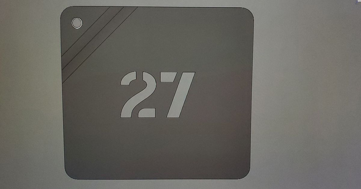 Number Stencil for Spray Painting by AD3D | Download free STL model ...