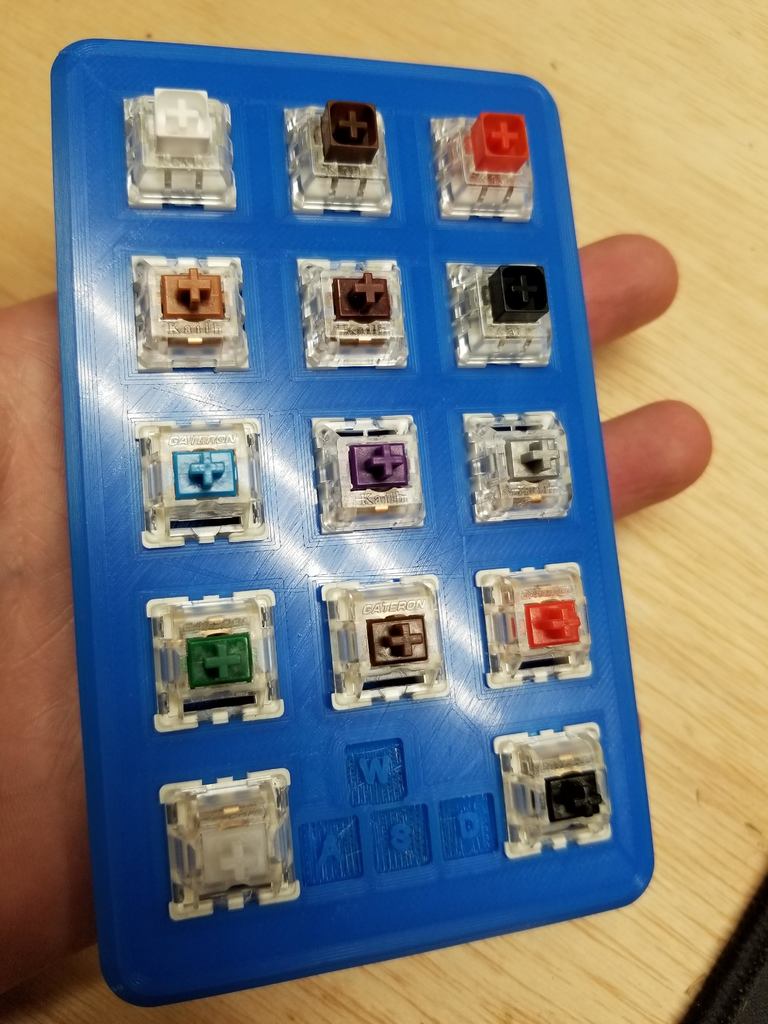 Cherry MX/Kailh/Gateron 14 Key Switch Tester by ProjectsByBrian ...