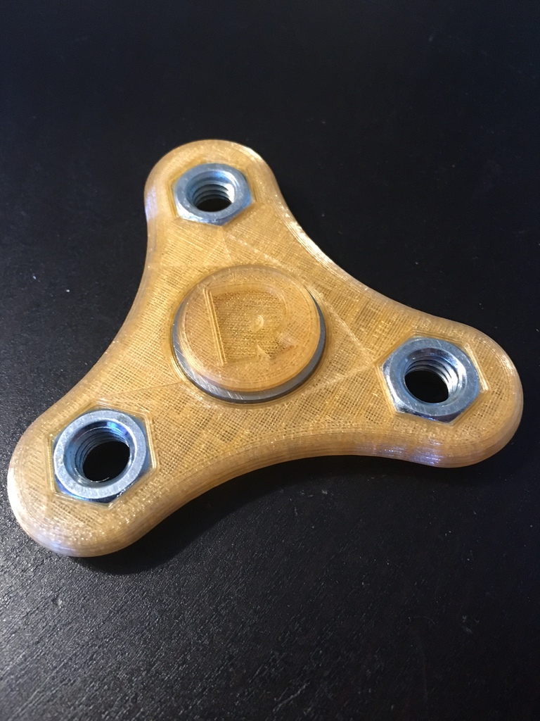 Kid Sized 1/2" Nut Fidget Spinner by NorbertD | Download free STL model ...