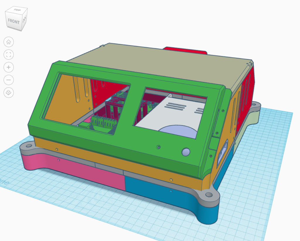Revised Bigtreetech Pitft50 And Tft35 Skr Raspberry Pi Case By Reprinted 3d Download Free Stl