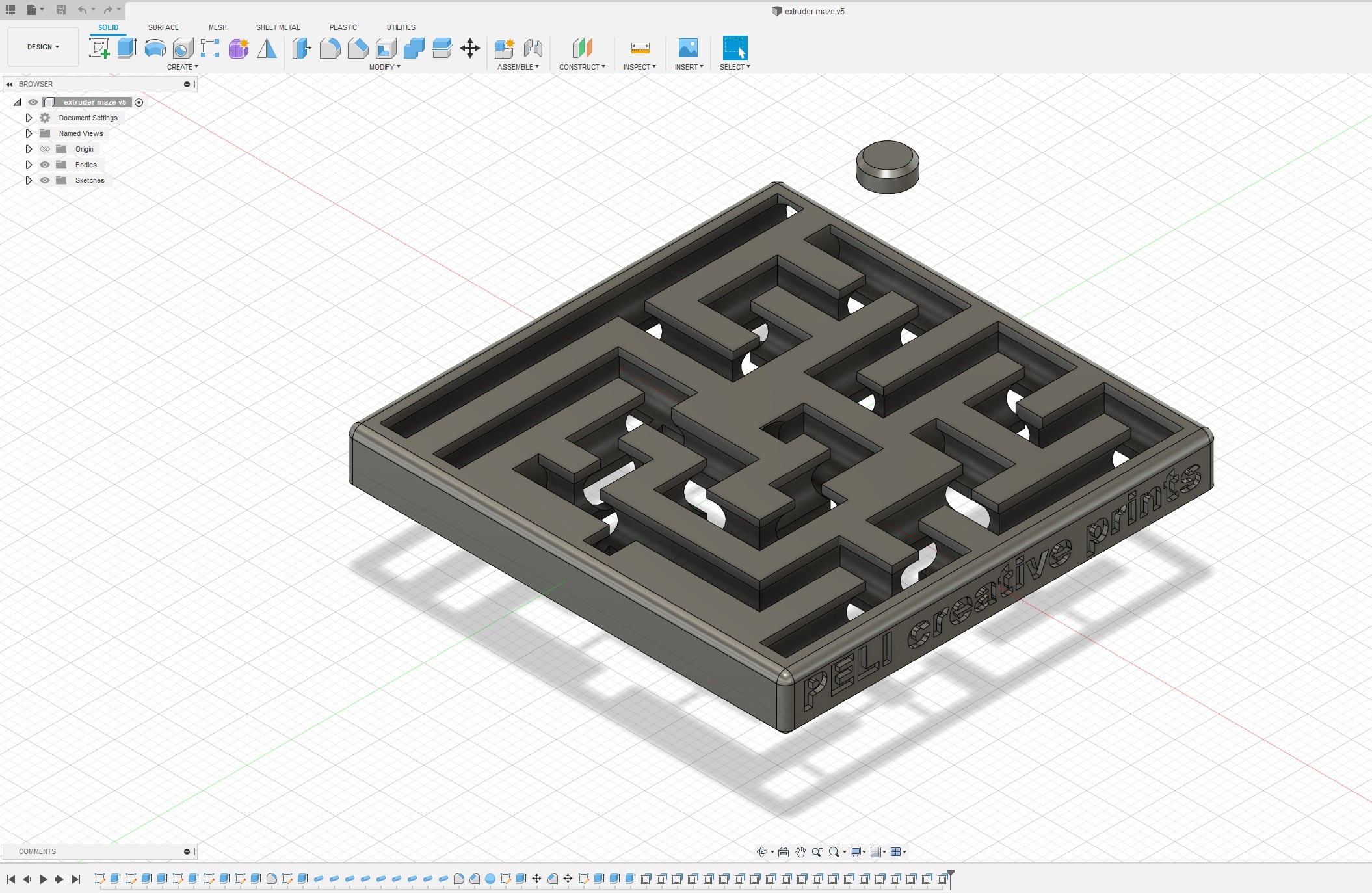 Extruder Maze by Peli Creative Prints | Download free STL model ...