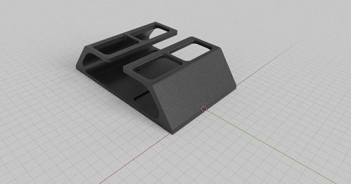 Remote Control Holder v2.6 by Ecks-calibur | Download free STL model ...