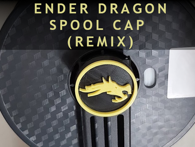 Ender Dragon Spool Hex Nut Cap (Remix) by Ecks-calibur | Download free ...