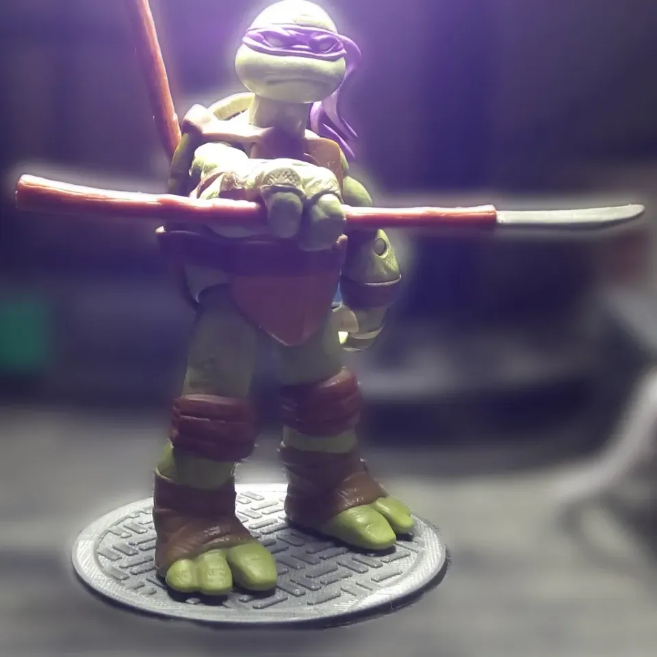 TMNT 2012 Figurine Stand Version 2 by Ecks-calibur | Download free STL ...