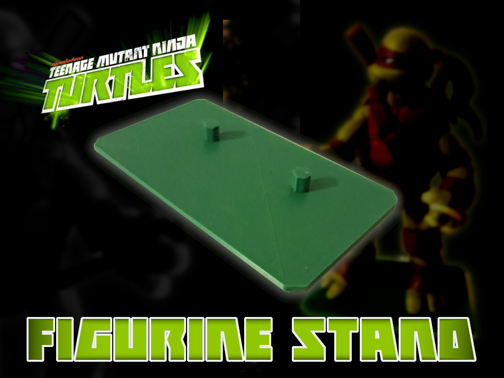 TMNT 2012 Figurine Stand by Ecks-calibur | Download free STL model ...