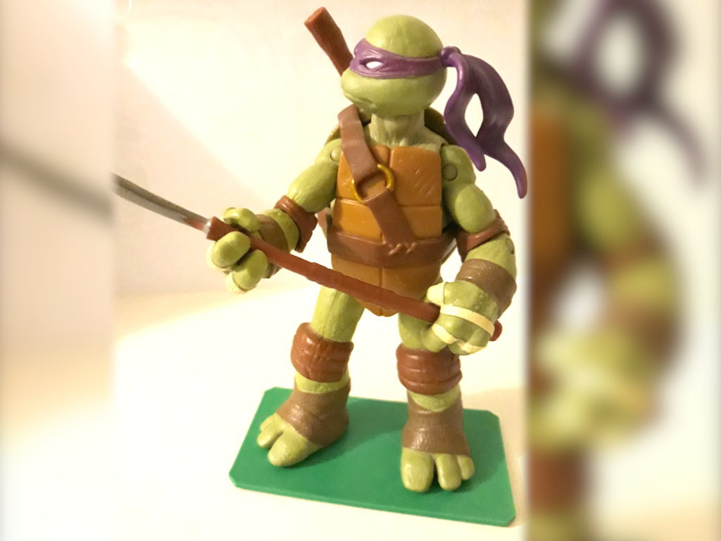 TMNT 2012 Figurine Stand by Ecks-calibur | Download free STL model ...