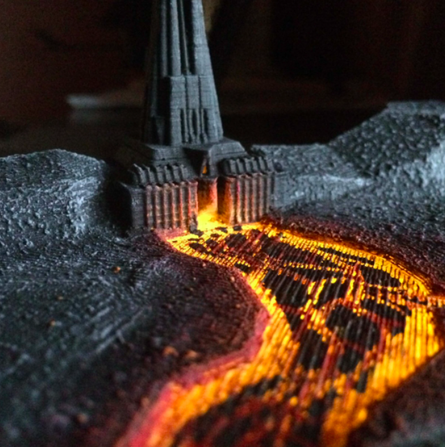 Vader's Castle, Mustafar - StarWars by MiniWorld3D | Download free STL ...