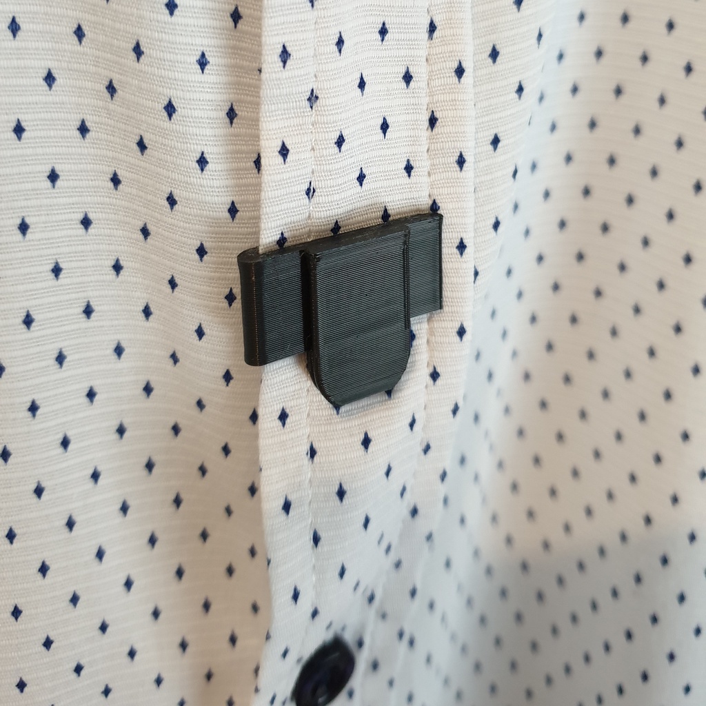 Invisible Tie Clip by lourensaurus | Download free STL model ...