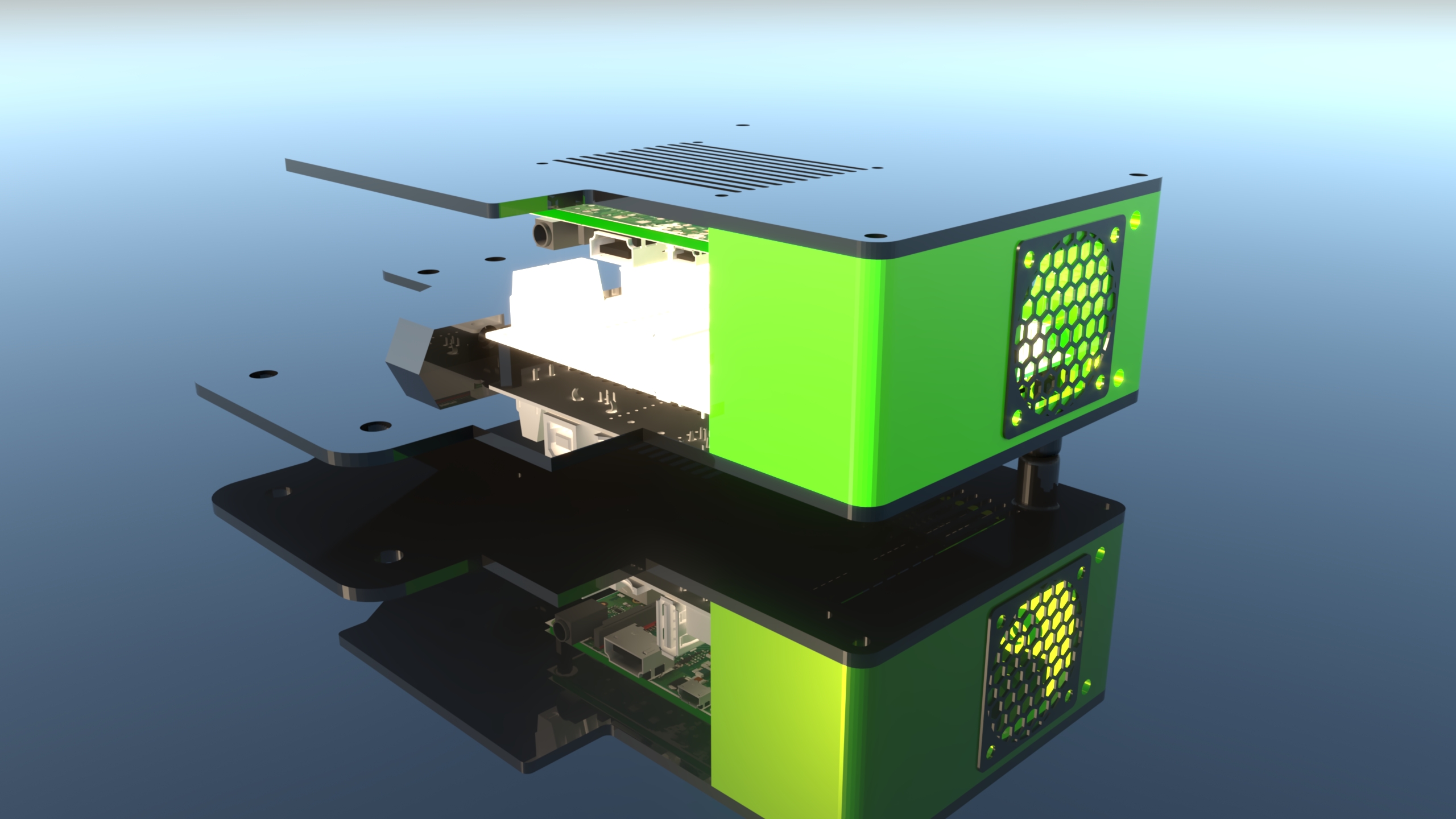 Rat Rig V-Minion - alternate MCU + PI Case compatible with Belted Z by ...
