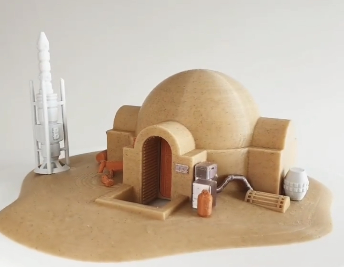Luke Skywalker's Home, Tatooine - StarWars by MiniWorld3D | Download ...