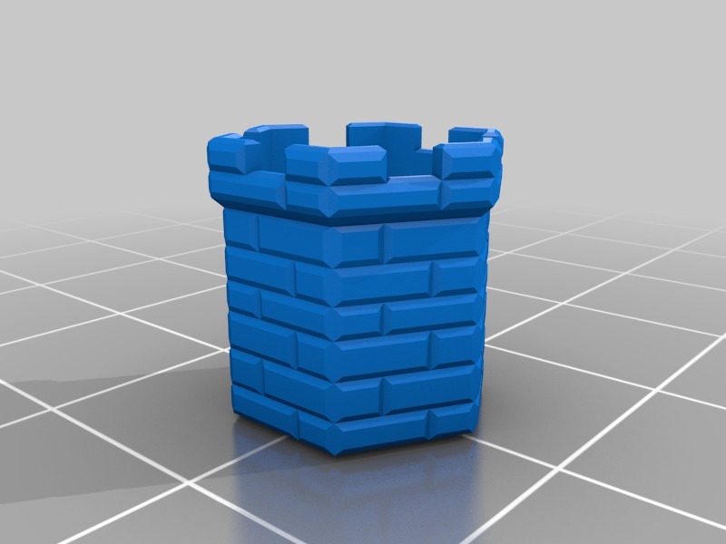 Hexagonal Castle Plant Pot by Hungry Joe | Download free STL model ...