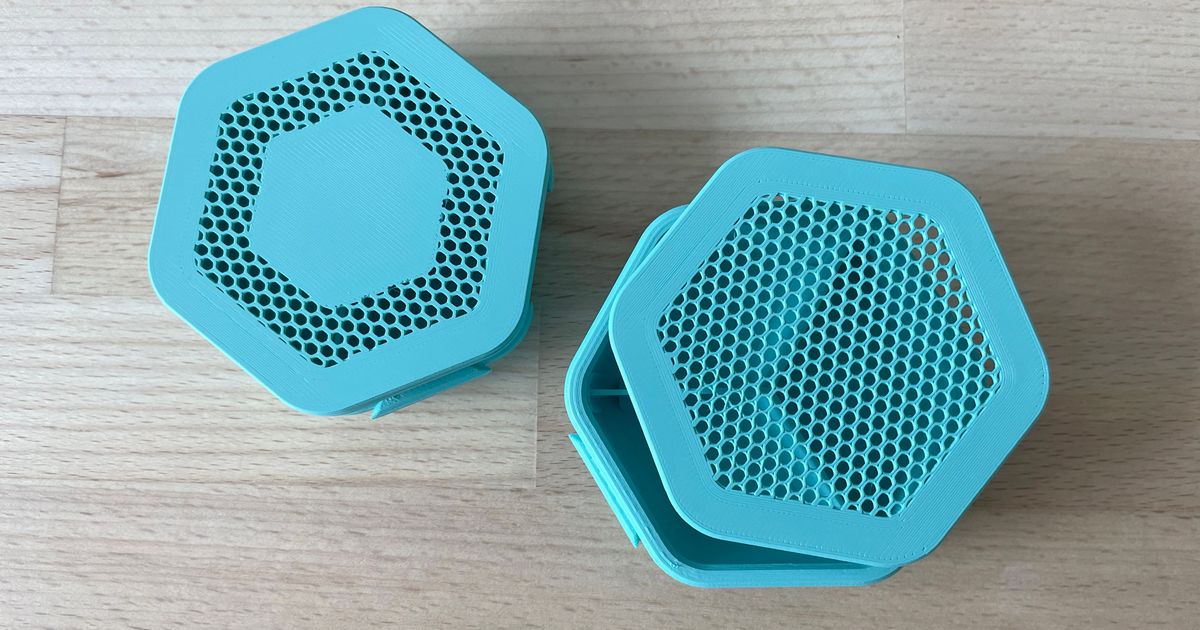 Infill Lid for Interlocking Sorting Cups (Hex Shape) by LuckyJinx ...