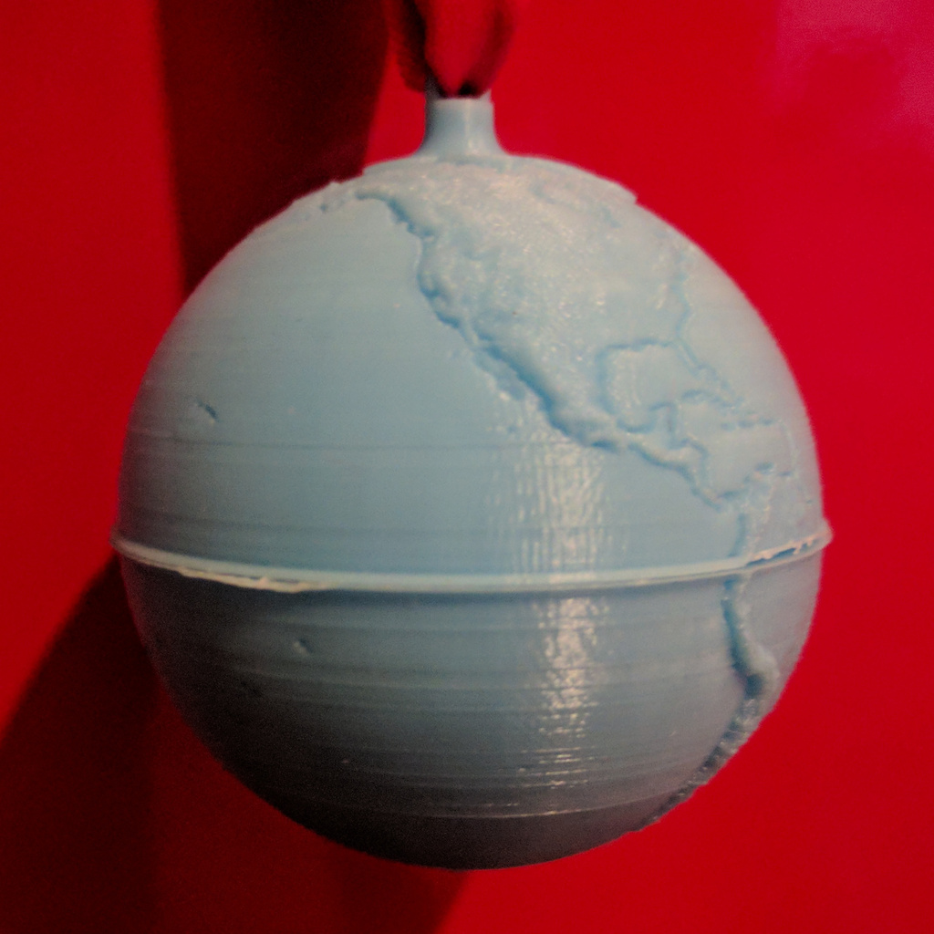 Planet Earth Bauble by Hungry Joe | Download free STL model ...