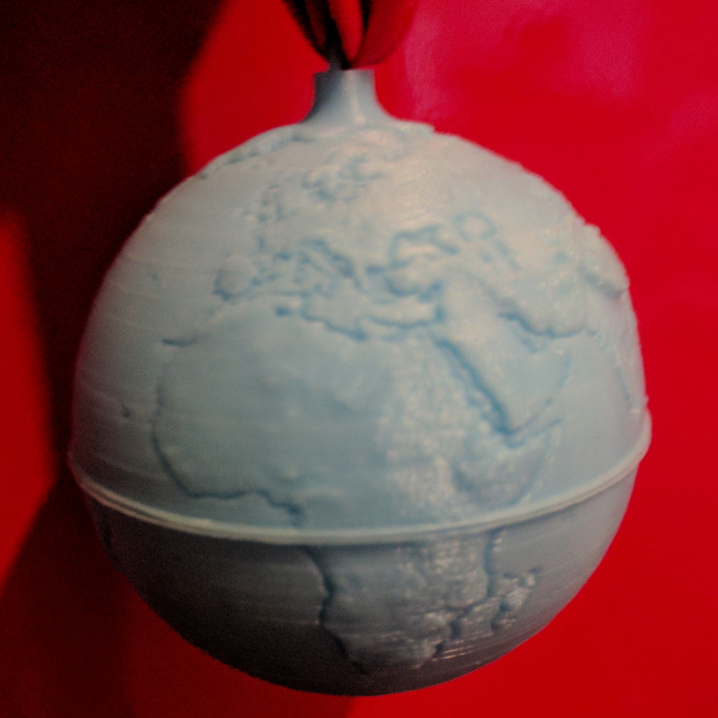 Planet Earth Bauble by Hungry Joe | Download free STL model ...