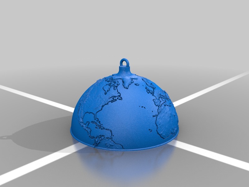 Planet Earth Bauble by Hungry Joe | Download free STL model ...
