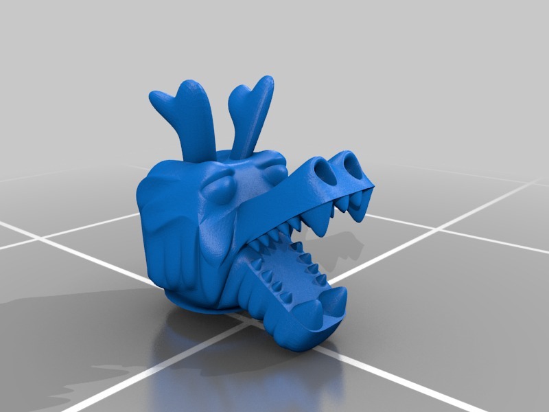 Dragon Head Mount for Raspberry Pi Camera by Hungry Joe | Download free ...