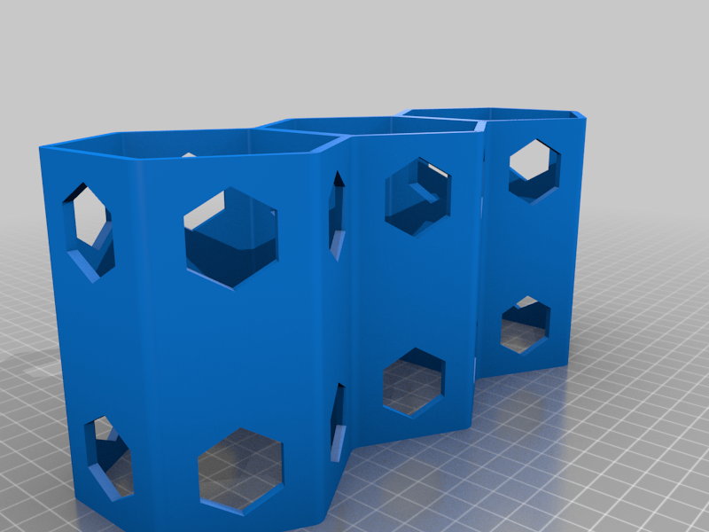 Stackable Hex Beer Bottle Holder by That Engineering Guy | Download ...