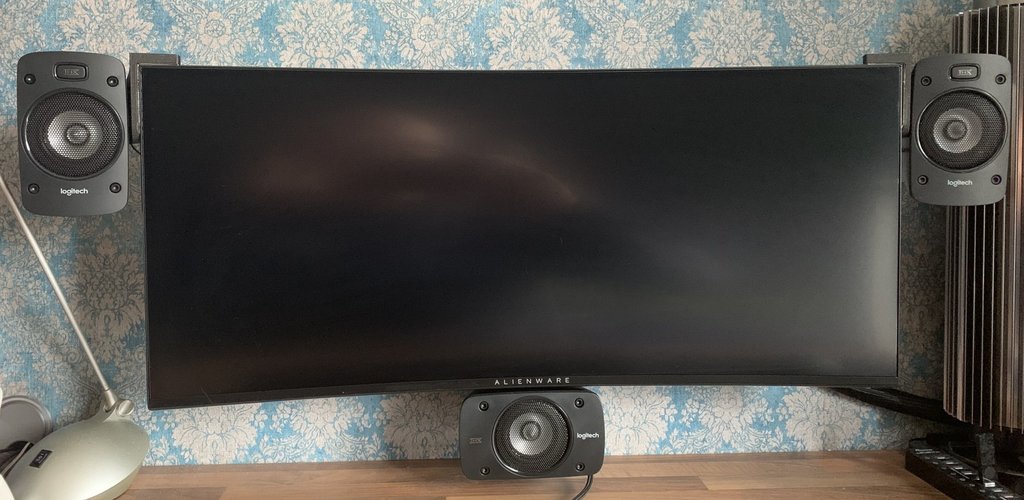 Logitech Z906 speaker holders by That Engineering Guy | Download free ...