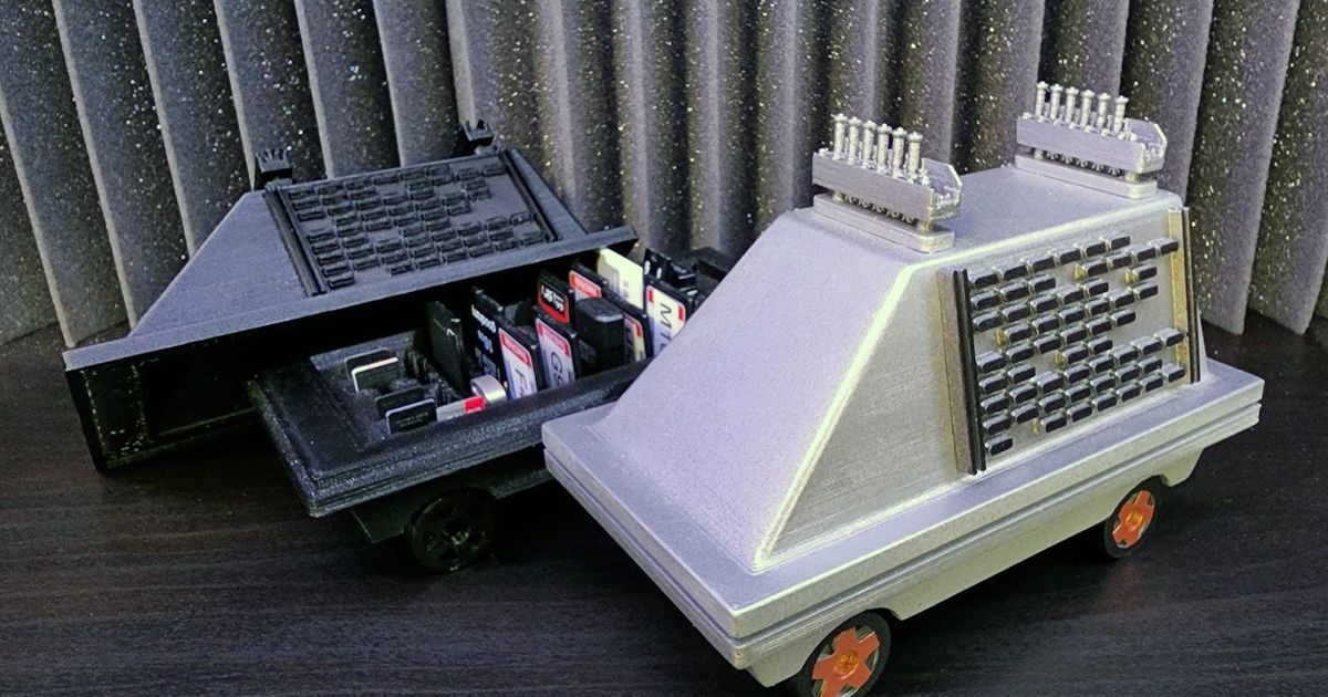 Mouse Bot USB Holder [SD, USB, Micro USB Combo] by Props3D | Download ...