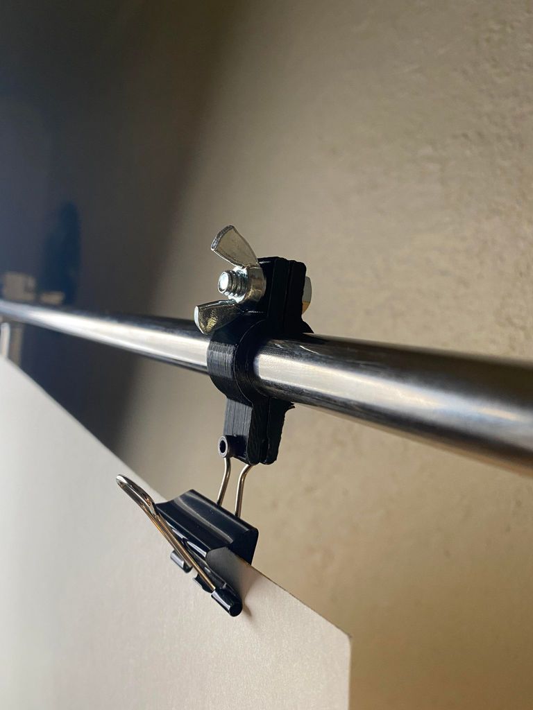 Clamp for holding Back drop on Neewer Light stand by Damin69 | Download ...