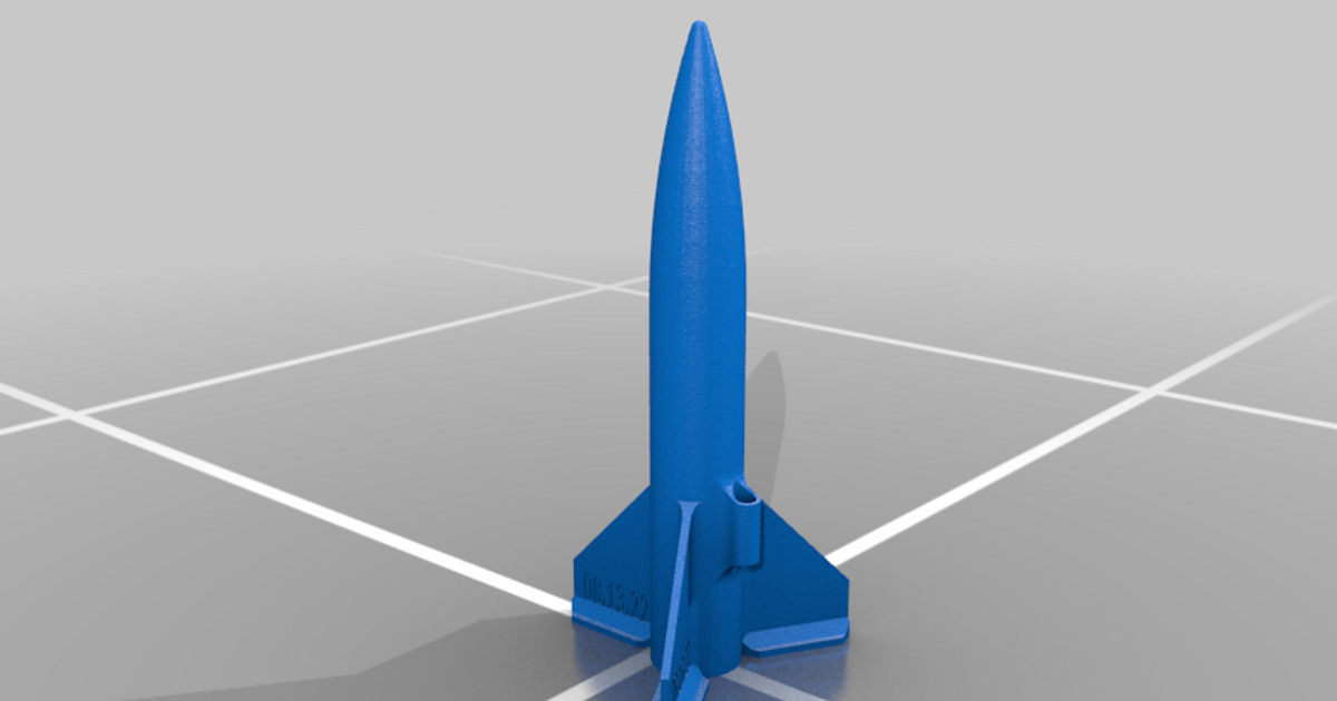 Table Topper Functional Model Rocket by Inverted Pursuits Lab ...