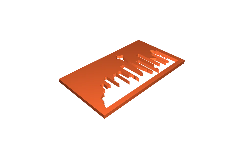 Seattle Skyline Bookmark by dB | Download free STL model | Printables.com