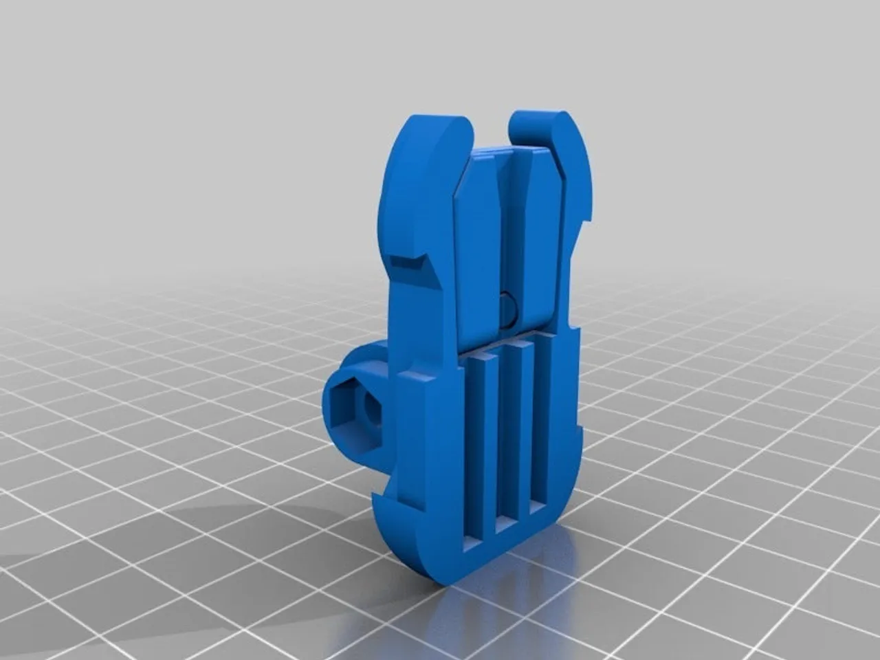 Lockable GoPro quick release clip by fns720 | Download free STL model ...