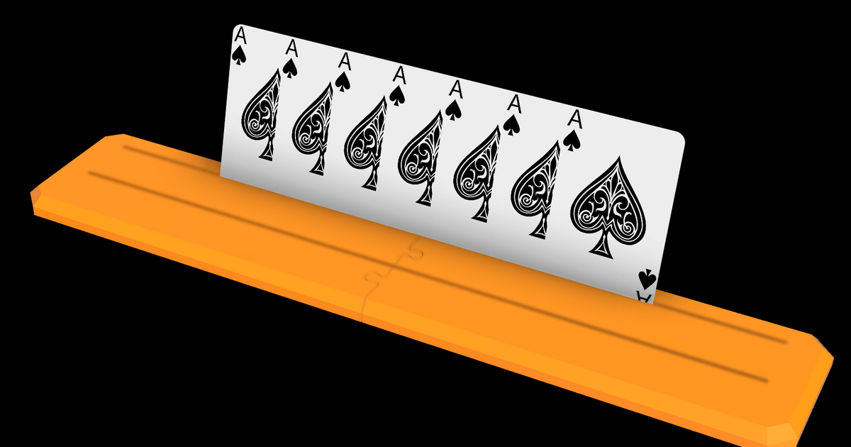 Play card holder by 3D_Goblin | Download free STL model | Printables.com