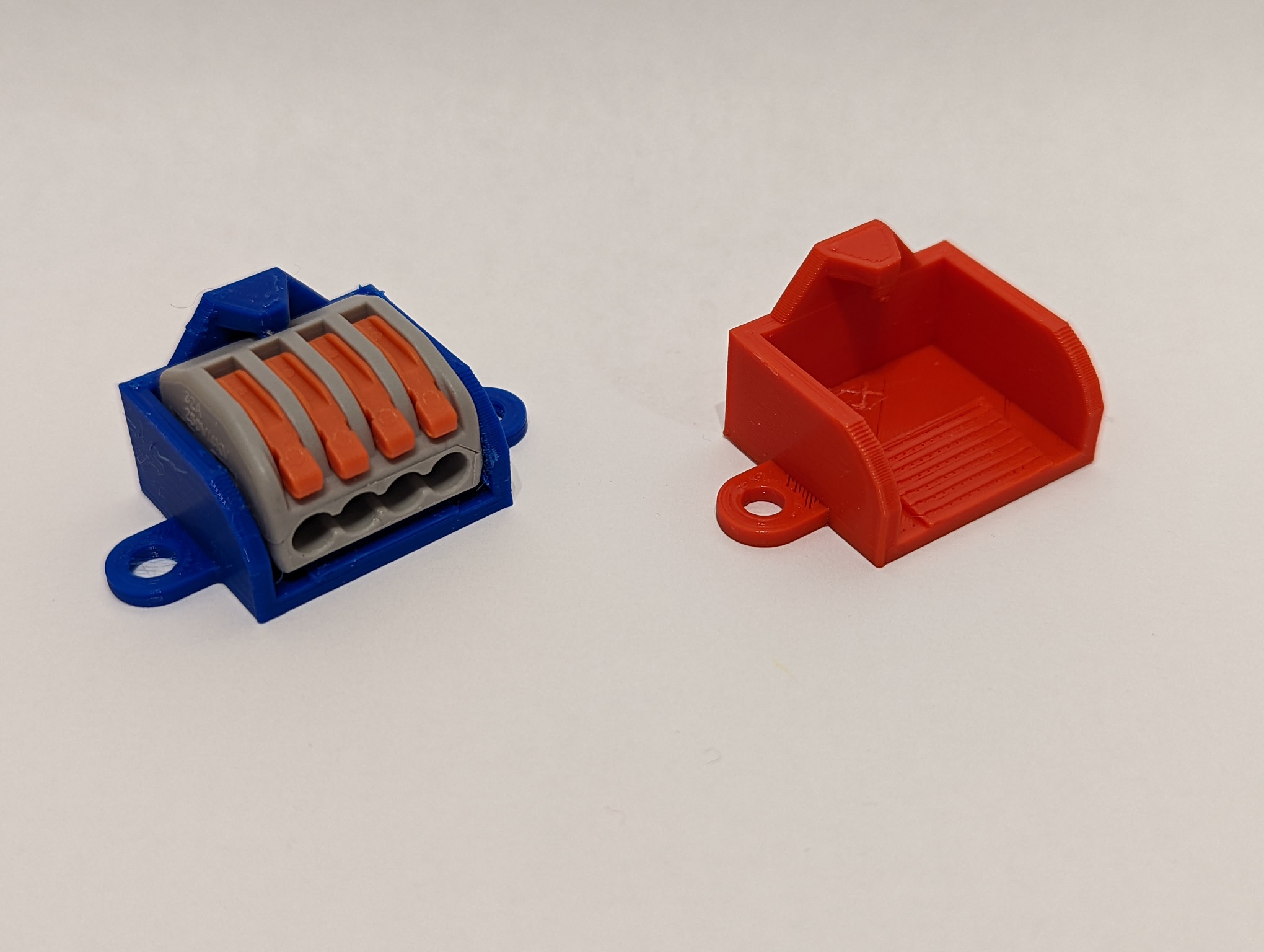 WAGO Style Wire Connector Holder with Screw Holes by Blindboy1990 ...