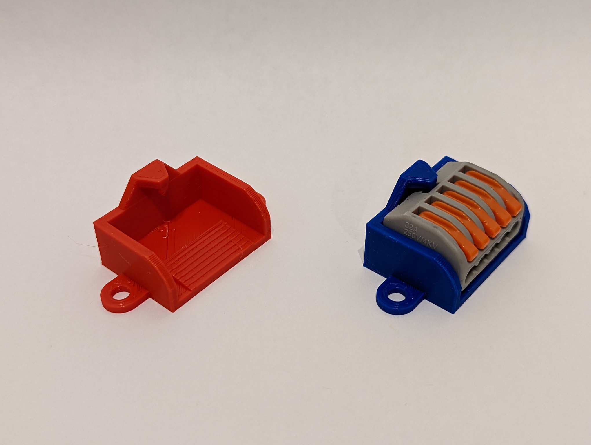 WAGO Style Wire Connector Holder with Screw Holes by Blindboy1990 ...