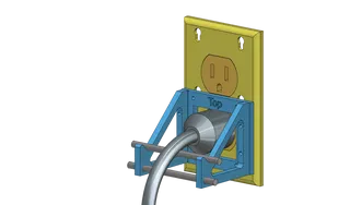 Wall Plug Container by AsaFish | Download free STL model | Printables.com