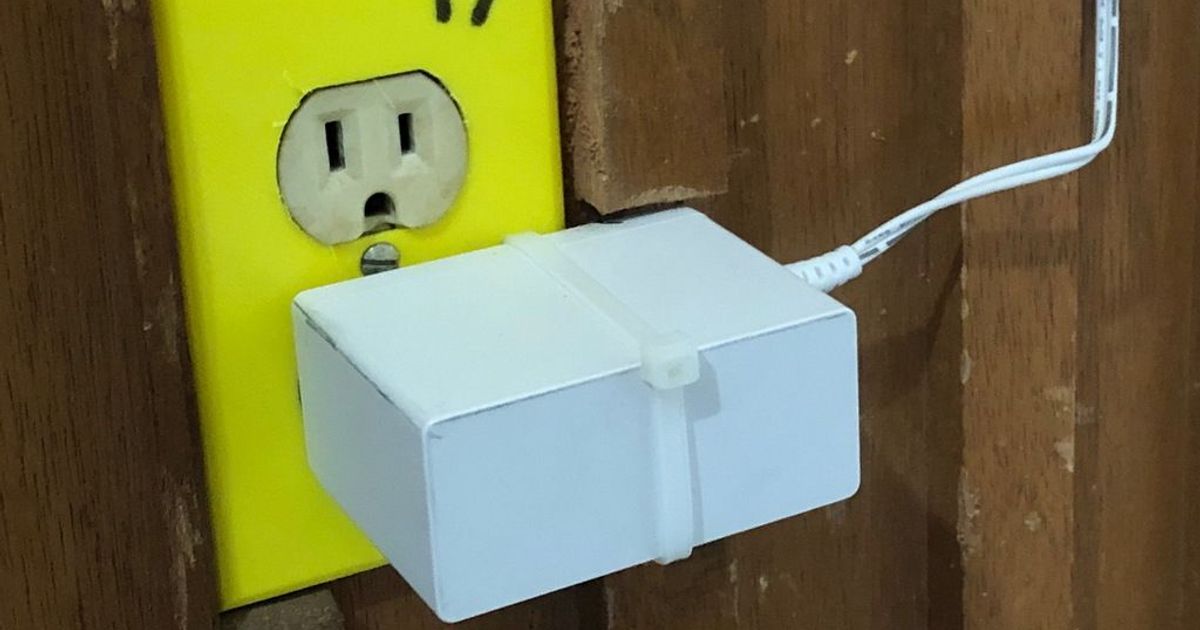 Wall Wart Cover Plate by Steamboat Ed | Download free STL model ...