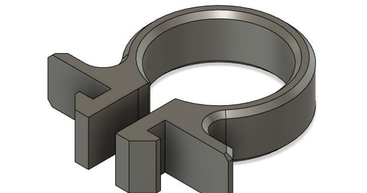 Round V-Slot Cable Clip by JStory987 | Download free STL model ...