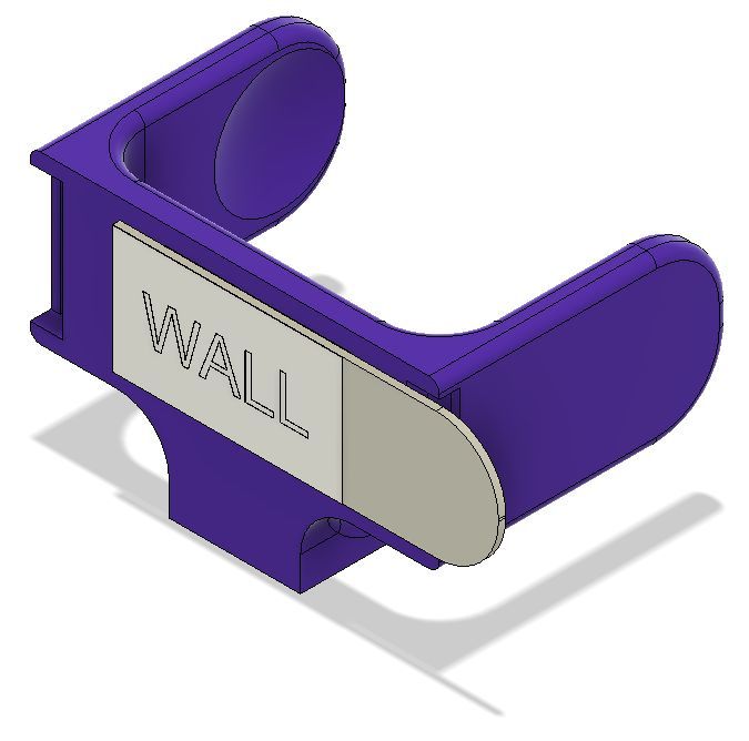 Shelly H&T 3M Command Strip Mount by tonyno | Download free STL model ...