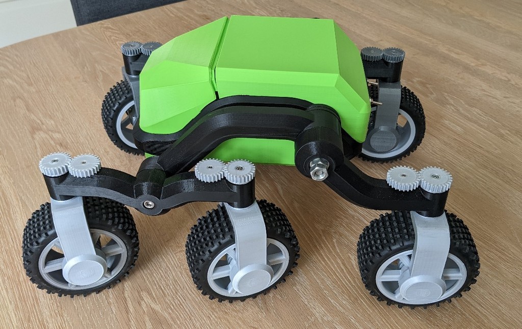 Stair Climbing Rover by WildWilly | Download free STL model ...