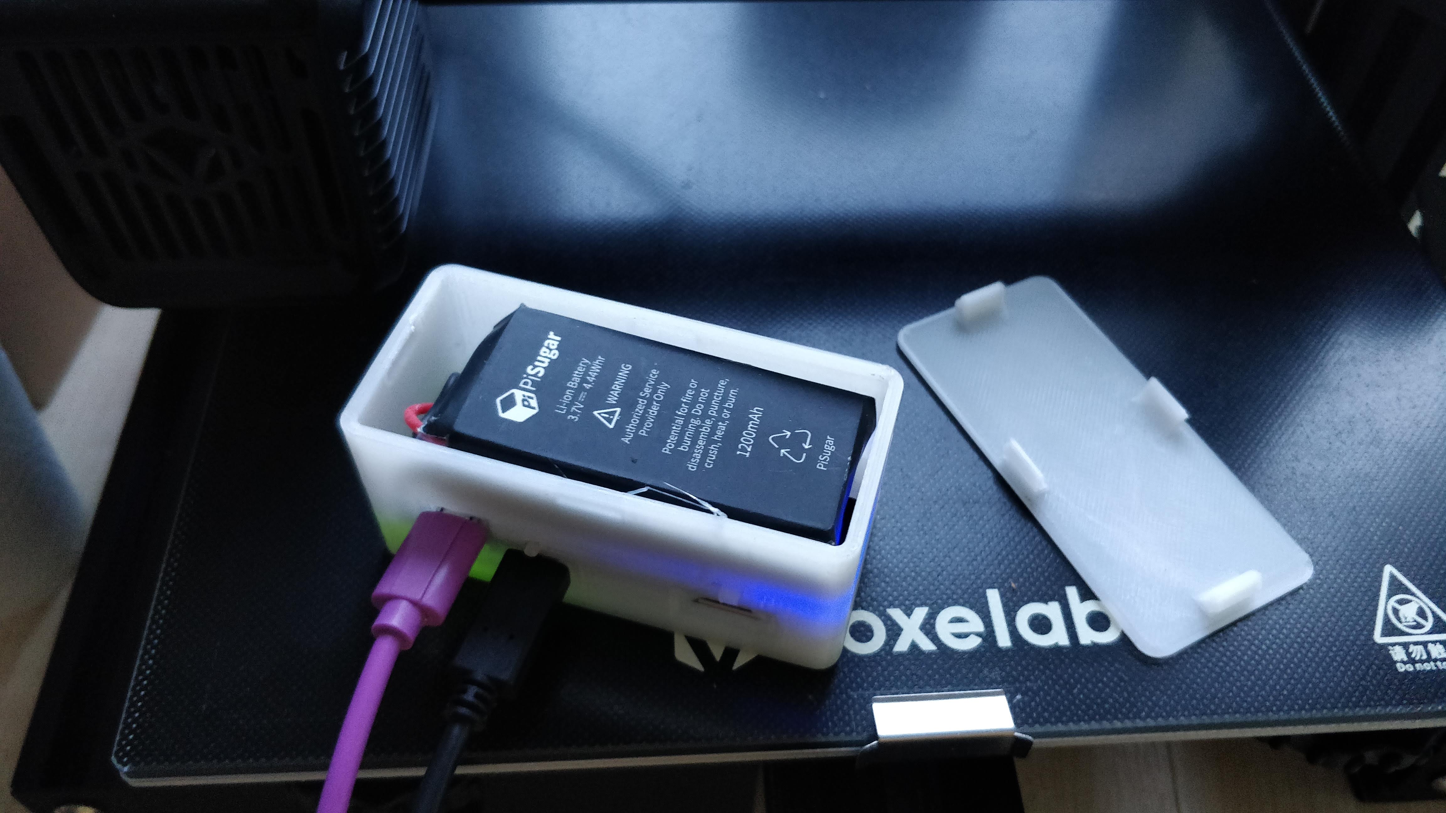 Case for Raspberry Pi Zero 2 W with a PiSugar2 by Barravox | Download ...