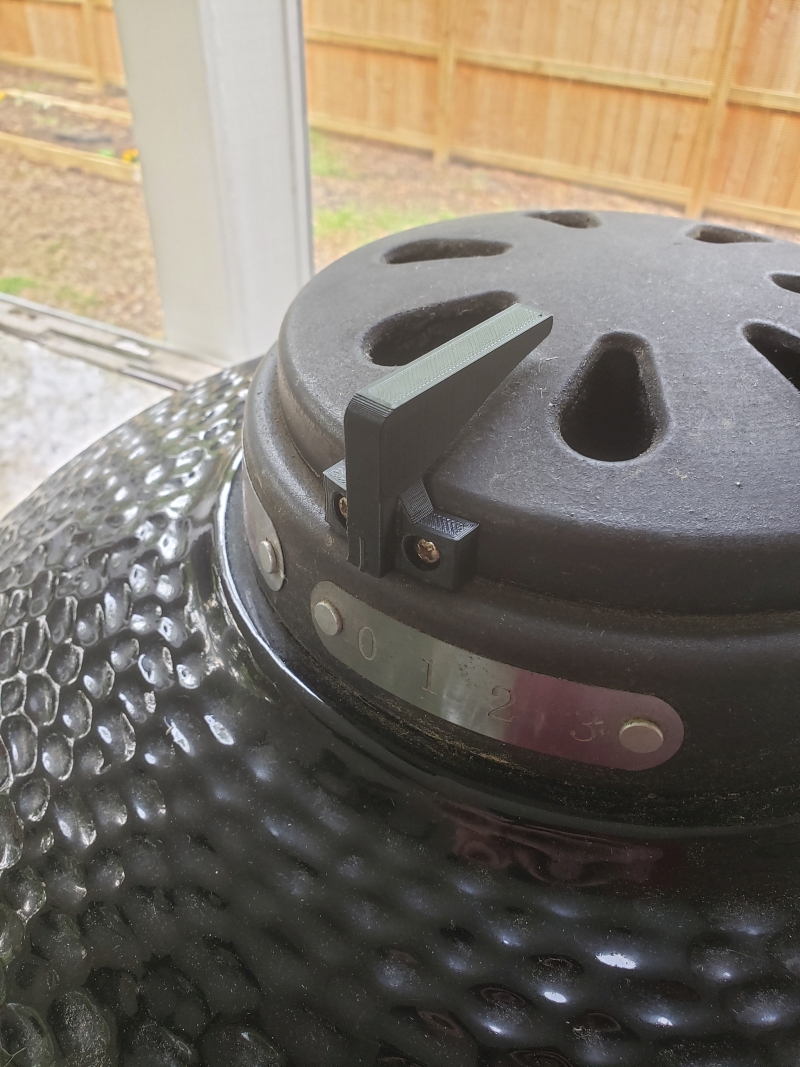 Vision Grills Kamado Smoker Vent Handle by LCSteve | Download free STL ...