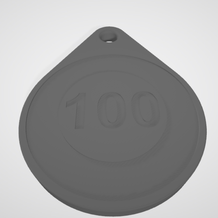 Shopping Trolley Token (100 HUF) by Shanka | Download free STL model ...