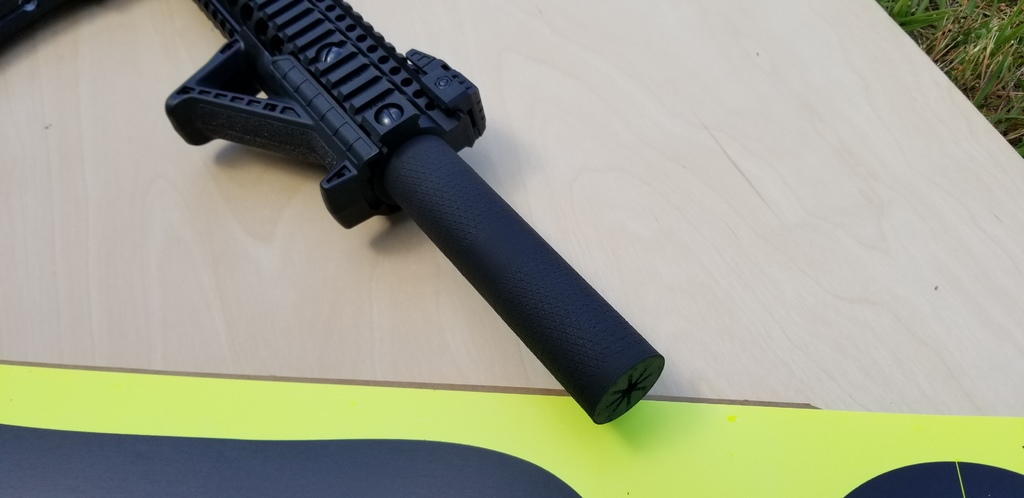 Crosman DPMS SBR Suppressor Concept by Xer0 | Download free STL model ...