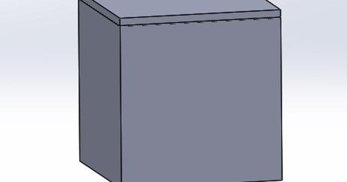 Simple Box by Federicothefridge | Download free STL model | Printables.com