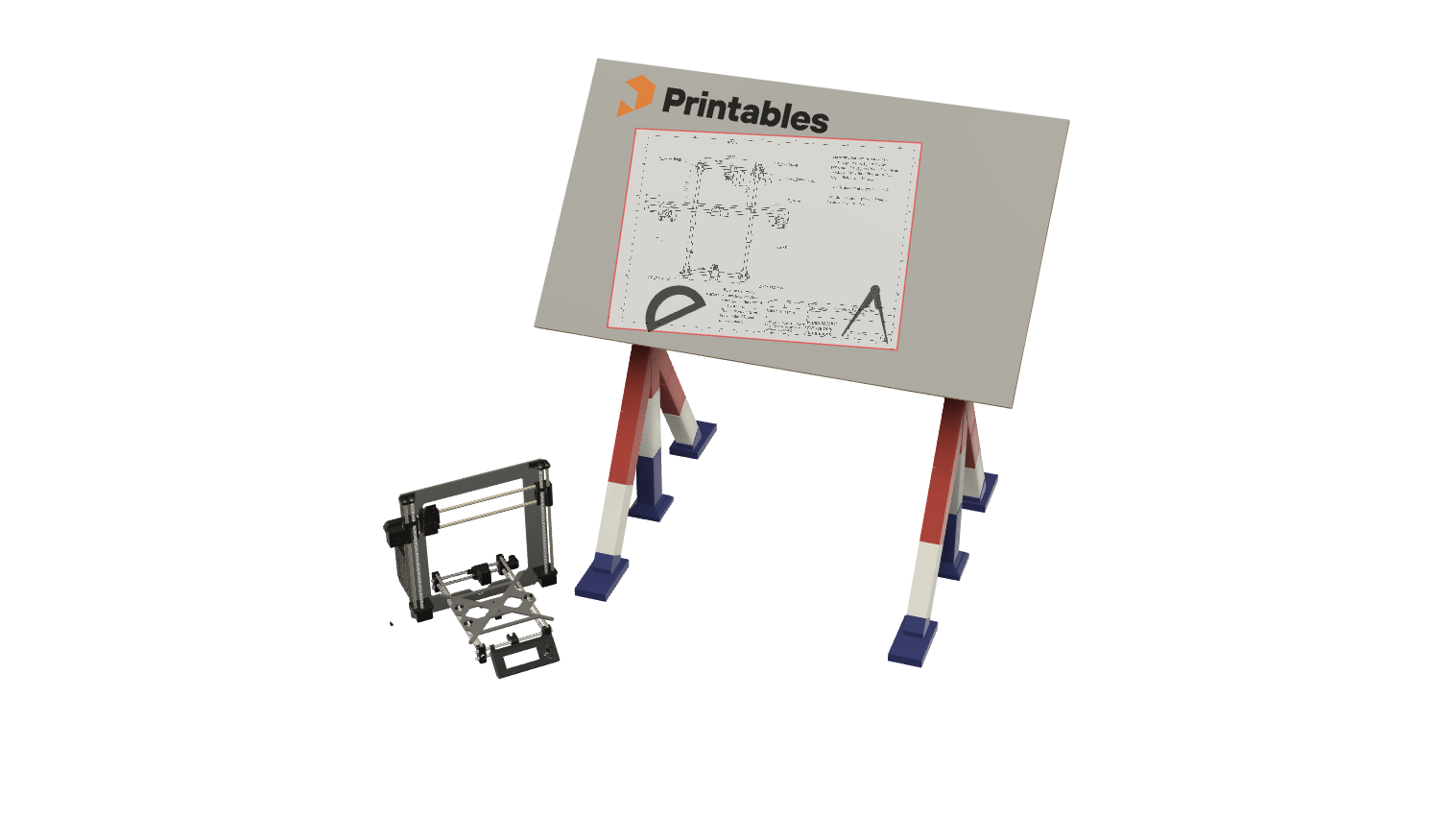 Drafting Table by Tom Anderson (The Real NEO) | Download free STL model ...