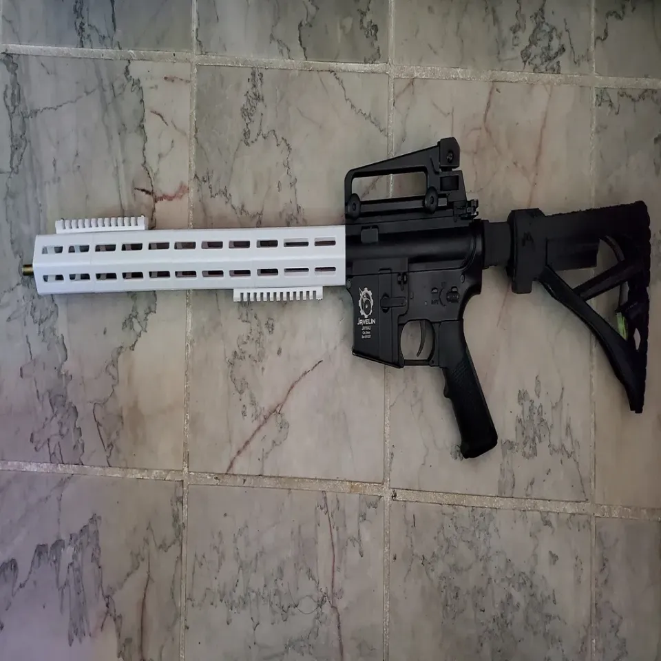 463mm MLOK Hex Handguard by Leucoemeraldine | Download free STL model ...