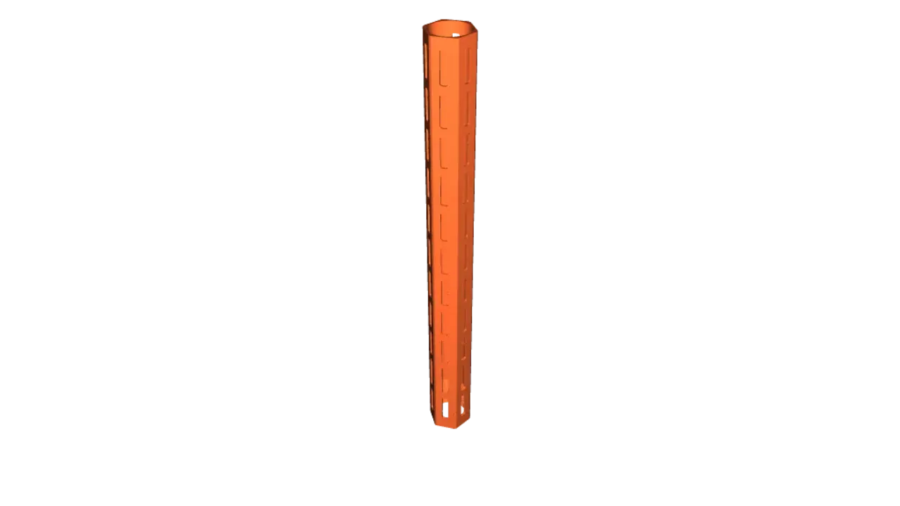 463mm MLOK Hex Handguard by Leucoemeraldine | Download free STL model ...