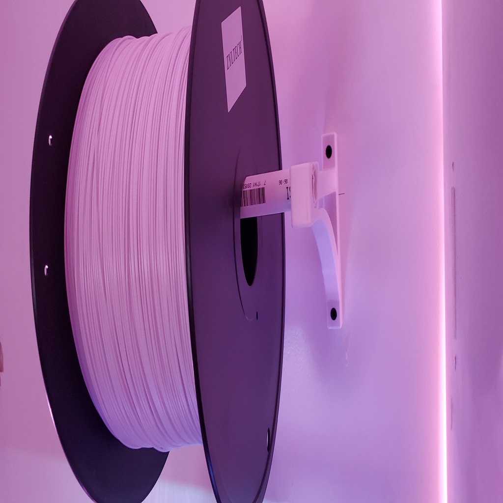 30mm PVC Pipe Filament Wall Mount (Fits 5kg rolls) by Leucoemeraldine ...