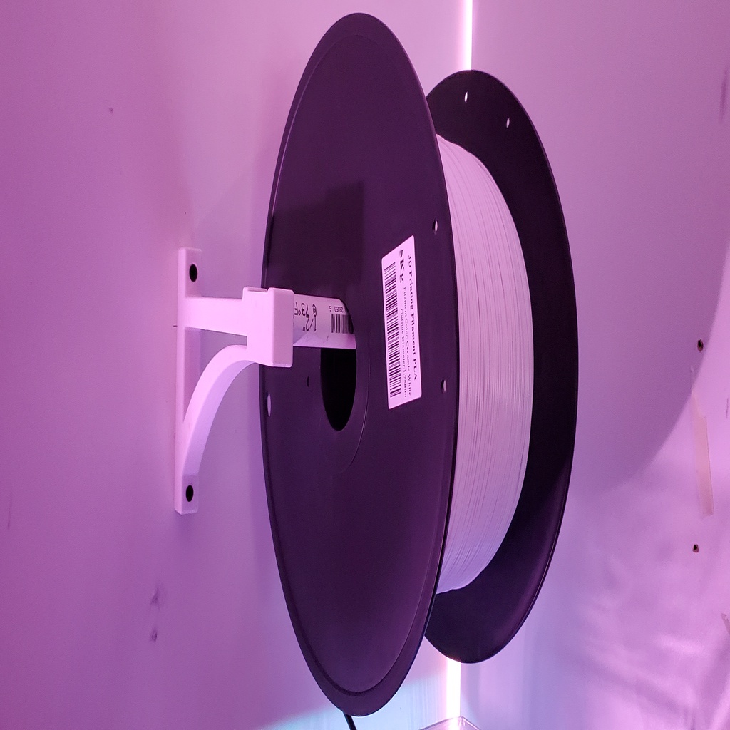 30mm PVC Pipe Filament Wall Mount (Fits 5kg rolls) by Leucoemeraldine ...